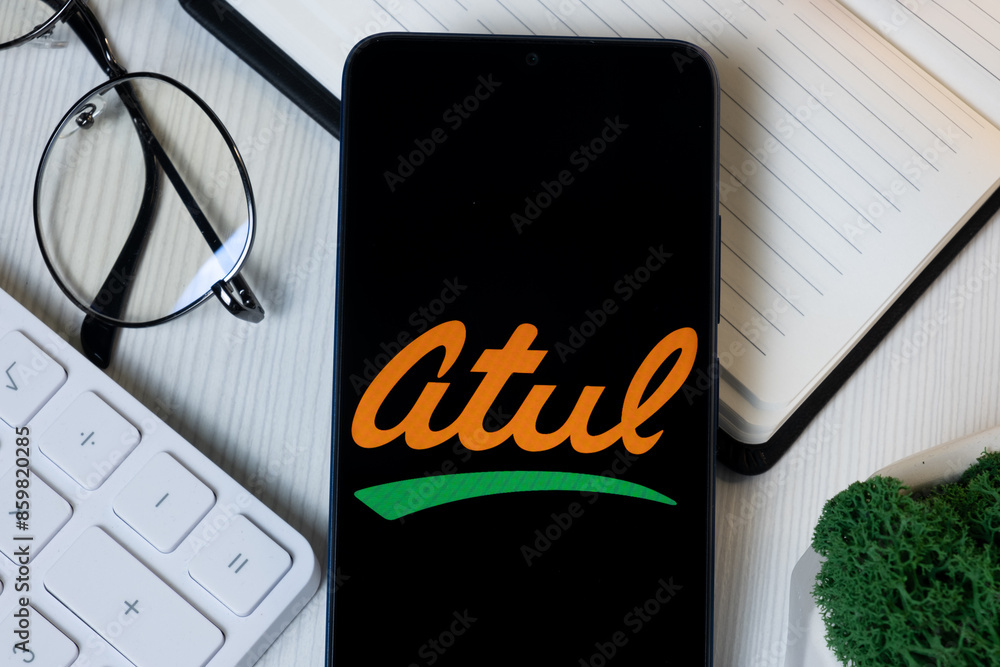 New York, USA - 11 June 2024: Atul Logo on Phone Screen, Company Icon ...