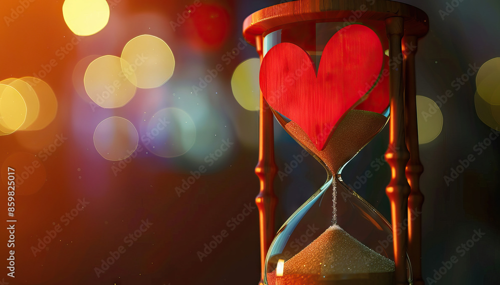 Heartbreak is the ache of a love lost in time: Visualize an hourglass ...
