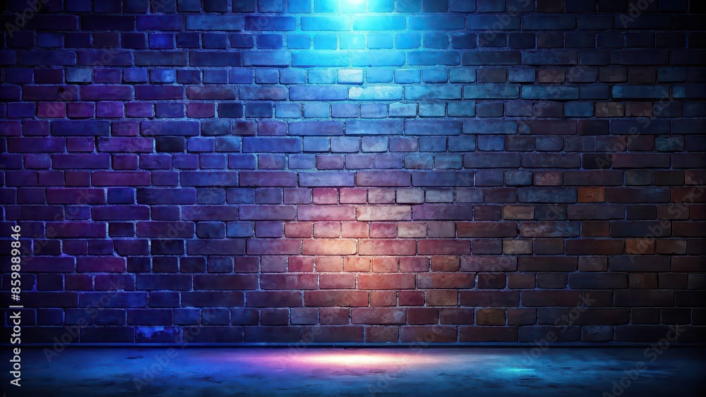 Bright and dark clean brick wall background representing strength ...