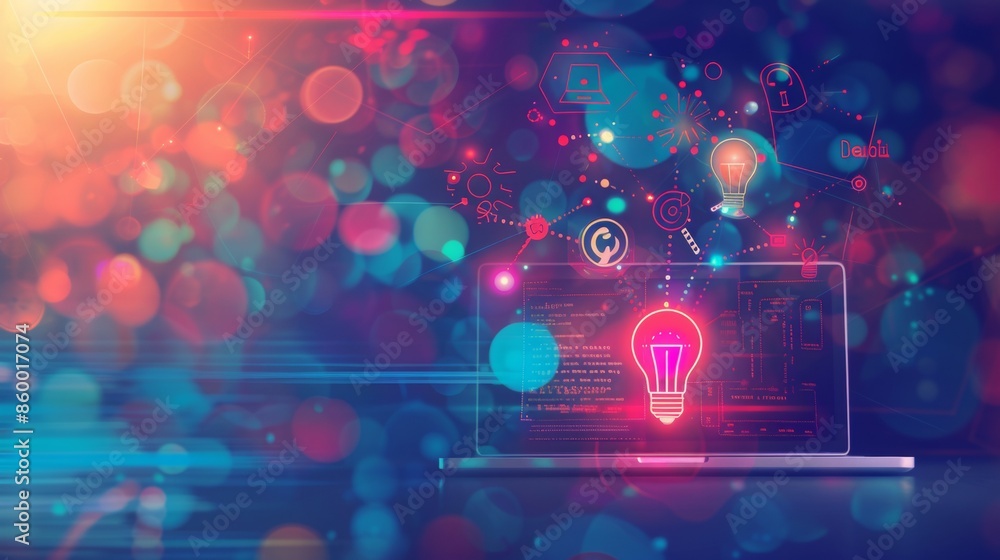 modern graphic that elegantly captures the essence of learning design ...