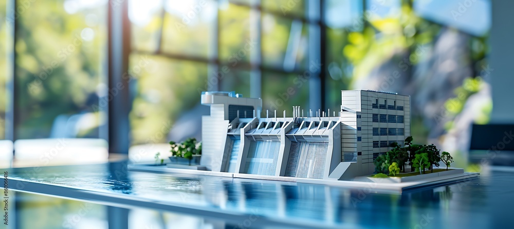 Hydroelectric Dam Model: Championing Green and Sustainable Energy Stock ...