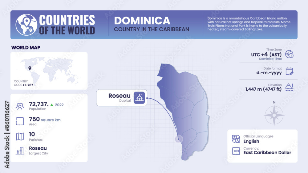 Dominica Map Detailed Insights on Geography, Population and Key Facts ...