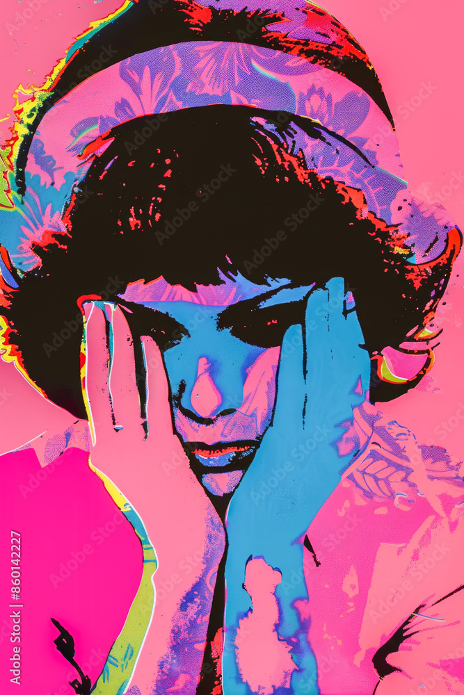 Mental Health Healing Concept Art. Generated image. A digital ...