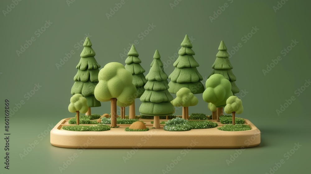 3D clay render of a risk assessment matrix for potential investments ...