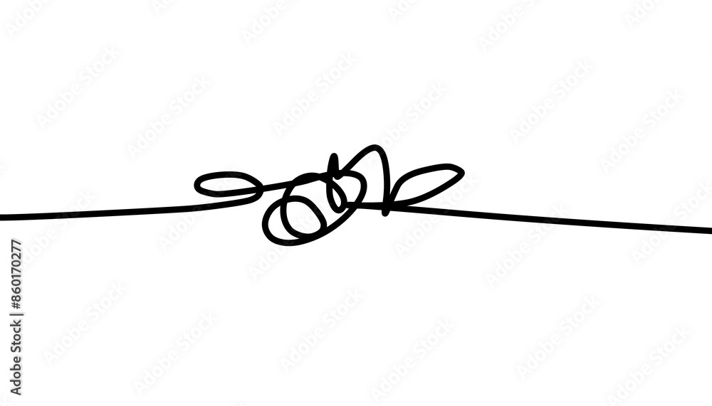 Doodle line art inspired by tangled and messy thread with black color ...