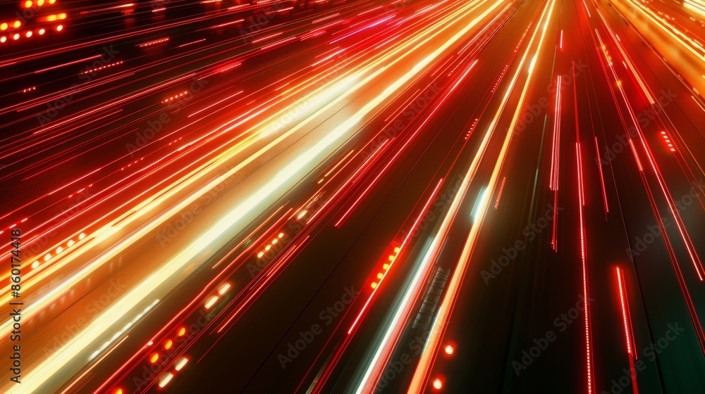 tron style wallpaper background with red, white and yellow streaking ...