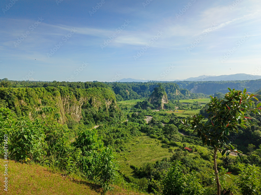 expanse of green hills and blue skies during the day, beautiful views ...