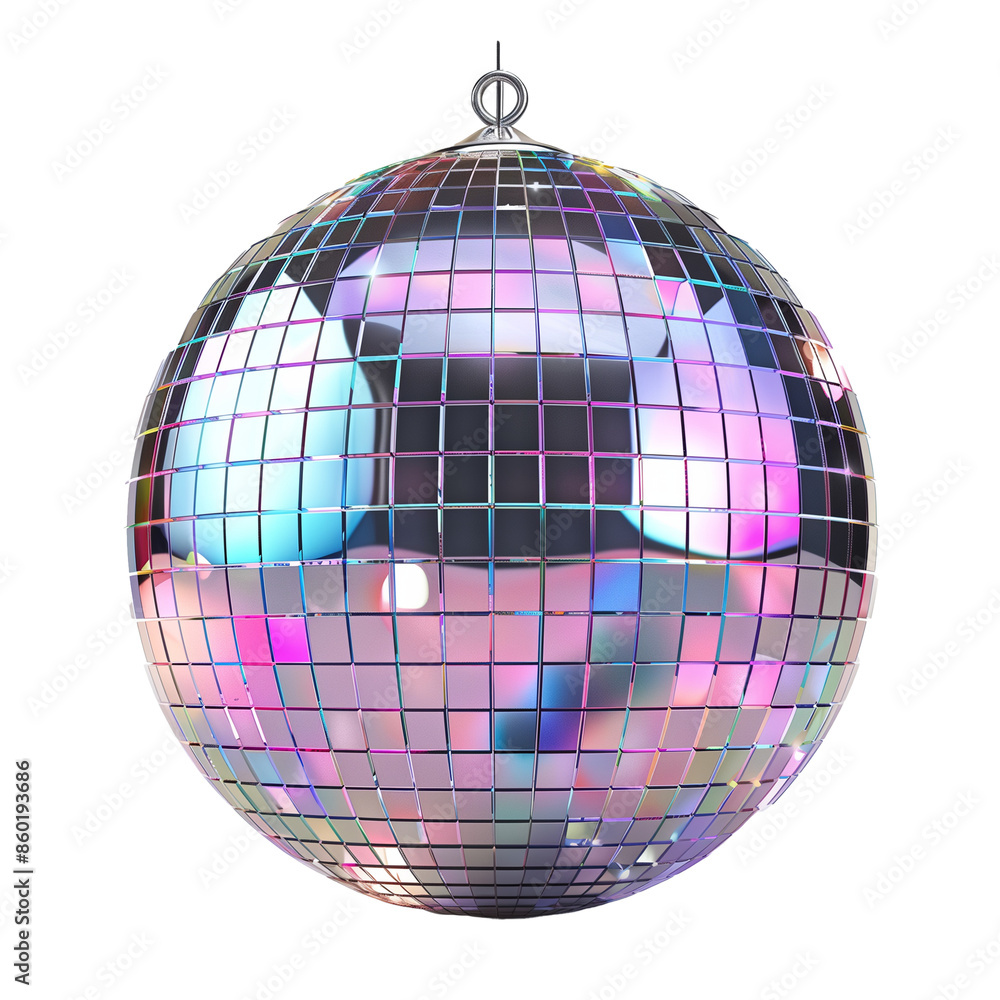 Disco Ball isolated cutout object on transparent background., png file ...