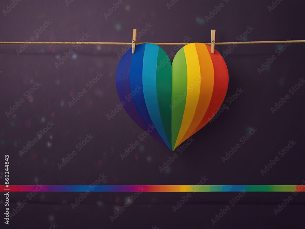 Pride month lgbt gay flag rainbow background lgbtq day poster. Month ...