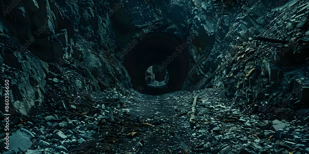 Exploring the eerie depths of abandoned underground mine shafts and ...