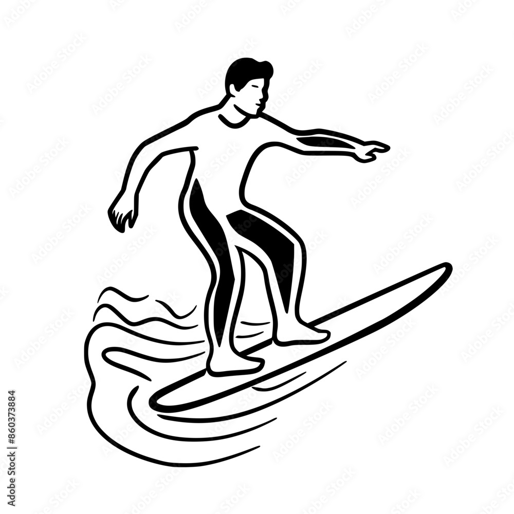 Vetor de Surfing Svg, Surfboard Svg, Surf Clipart, Surfer Man Svg, Surf ...