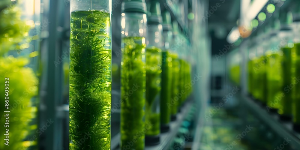 Algae Based Bioreactor Produces Eco Friendly Biofuel Concept Bioreactors Algae Based Eco