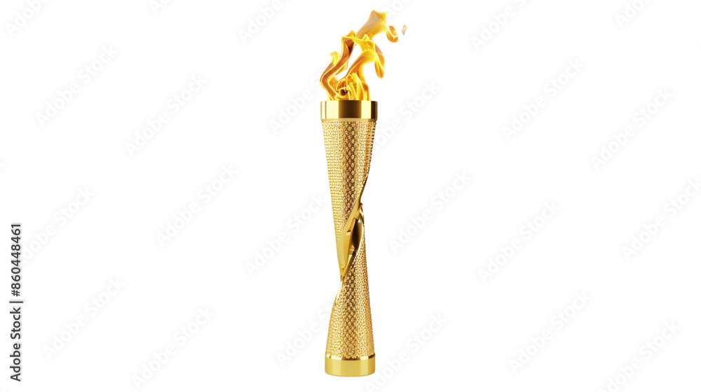 Olympic torch model on White Background, Olympics 2024, Paris 2024, Ai ...