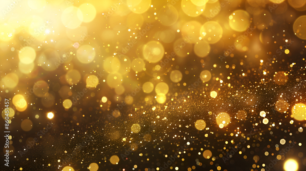 yellow golden light background ,Golden glow gradient bokeh background ...