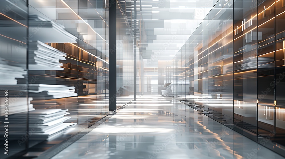 Automated Document Workflow Systems: Depict the Efficiency... Stock ...