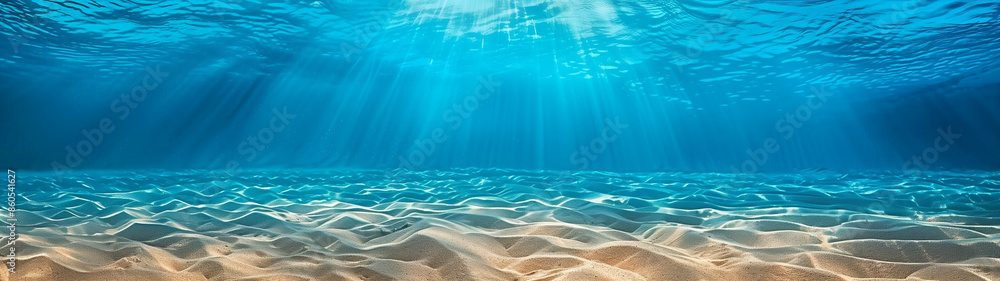 underwater scenery in shallow water with sea sand, created with ...