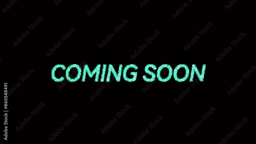 Minimalist COMING SOON Text effect sci-fi movie trailer coming soon ...