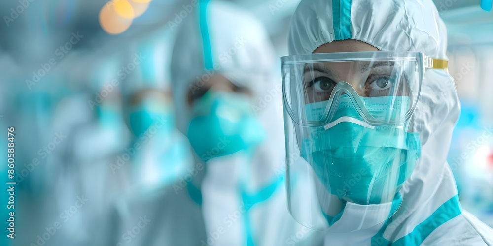 Scientists in the lab diligently adhere to safety protocols, wear ...