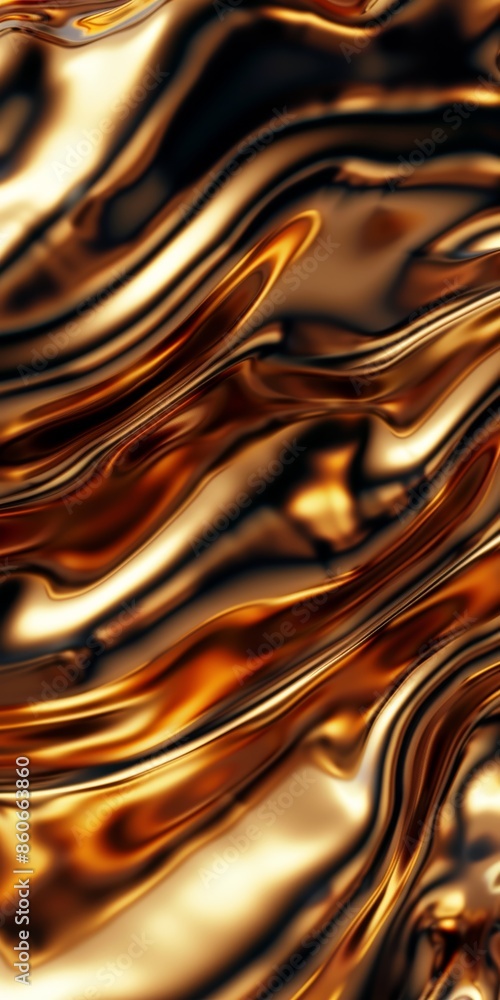 Abstract Liquid Metal Background Fluid metallic textures creating an ...