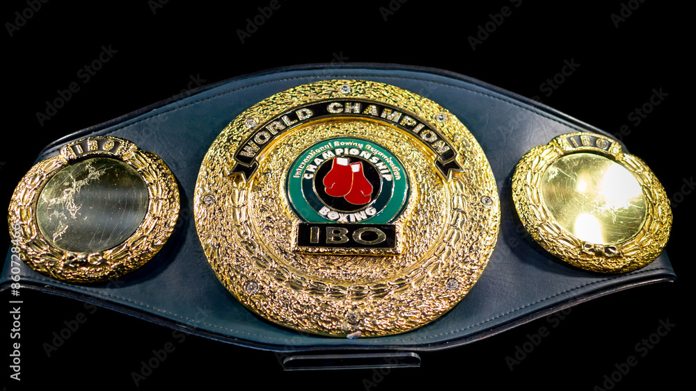 Ukraine. Boxing IBO championship belt. International Boxing ...