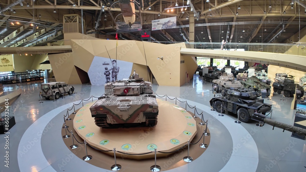 Royal Tank Museum, Amman, Jordan - May 4, 2024: Aerial panorama ...