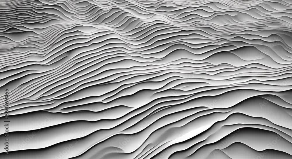 Abstract topographic map elevation contouring lines background with ...
