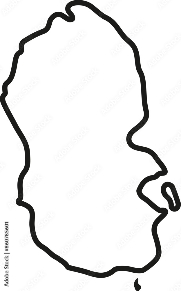 Isle of Arran outline map, Scottish island map, Island of Arran map ...