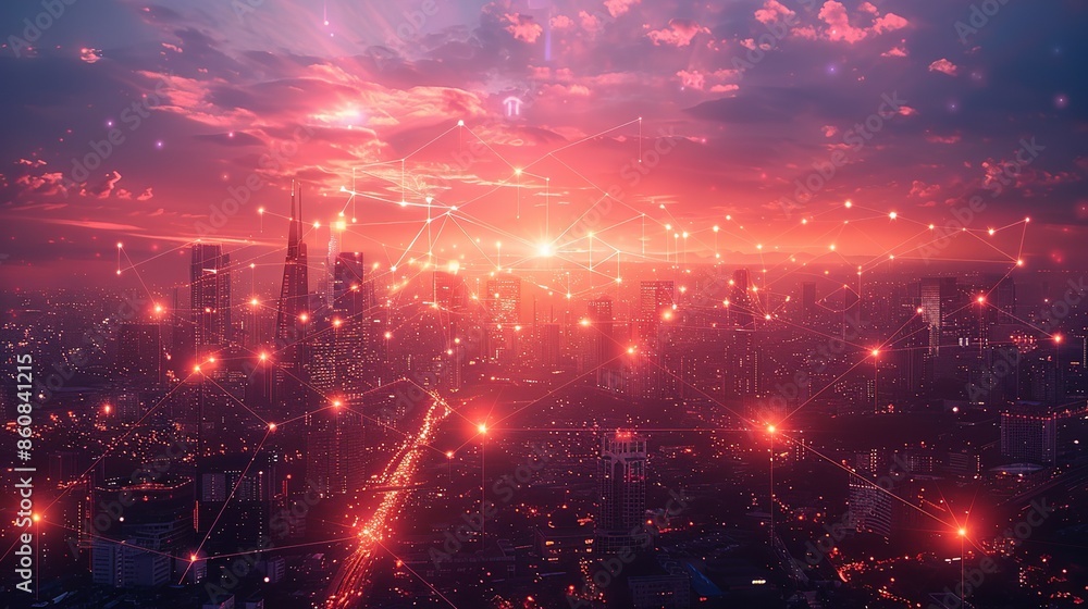 Illustrate the evolution of wireless communication with dynamic visuals ...