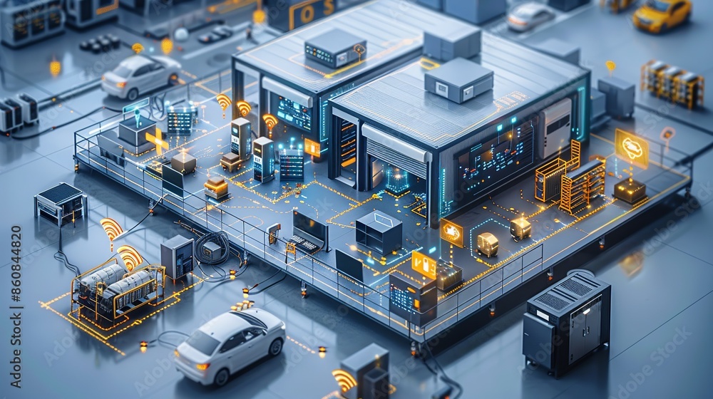Explain RFID technology applications with diagrams illustrating ...