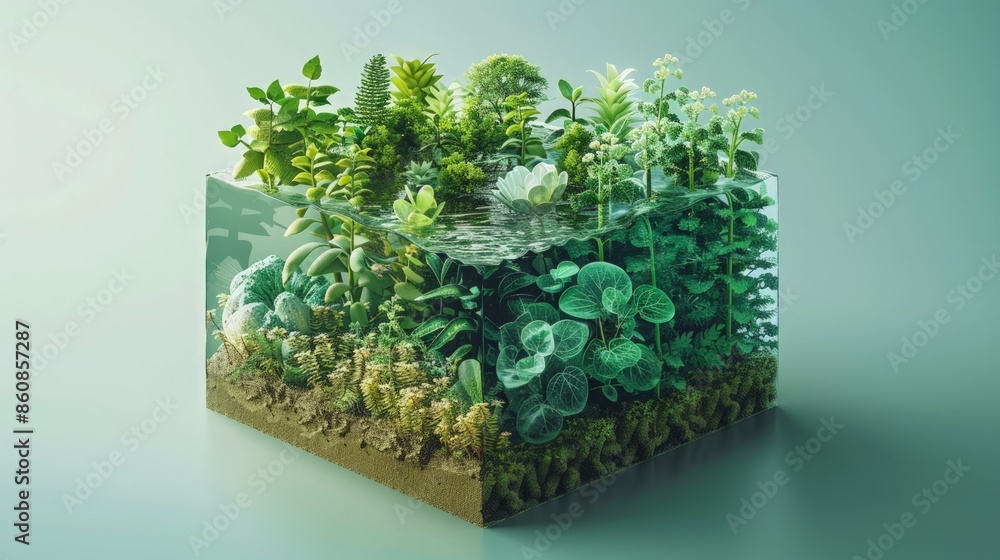 the process of human photosynthesis in plants, showing light absorption ...