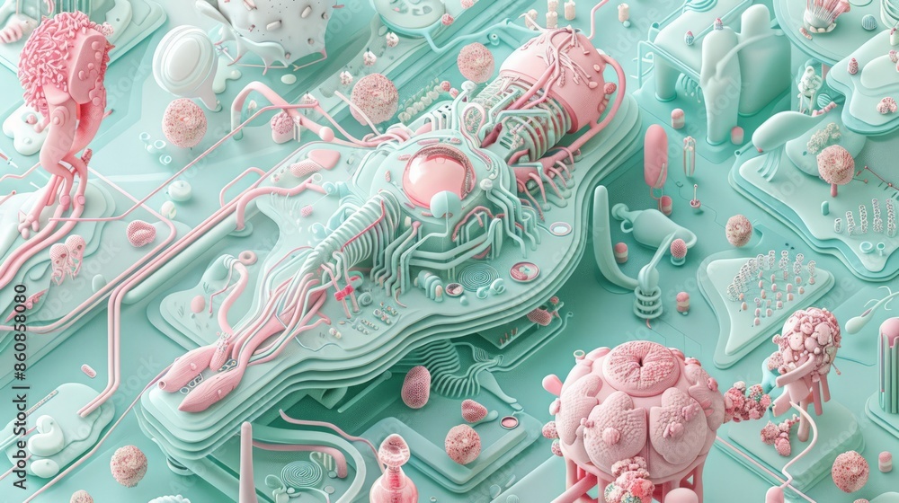 the process of human reproductive system function, showing reproductive ...