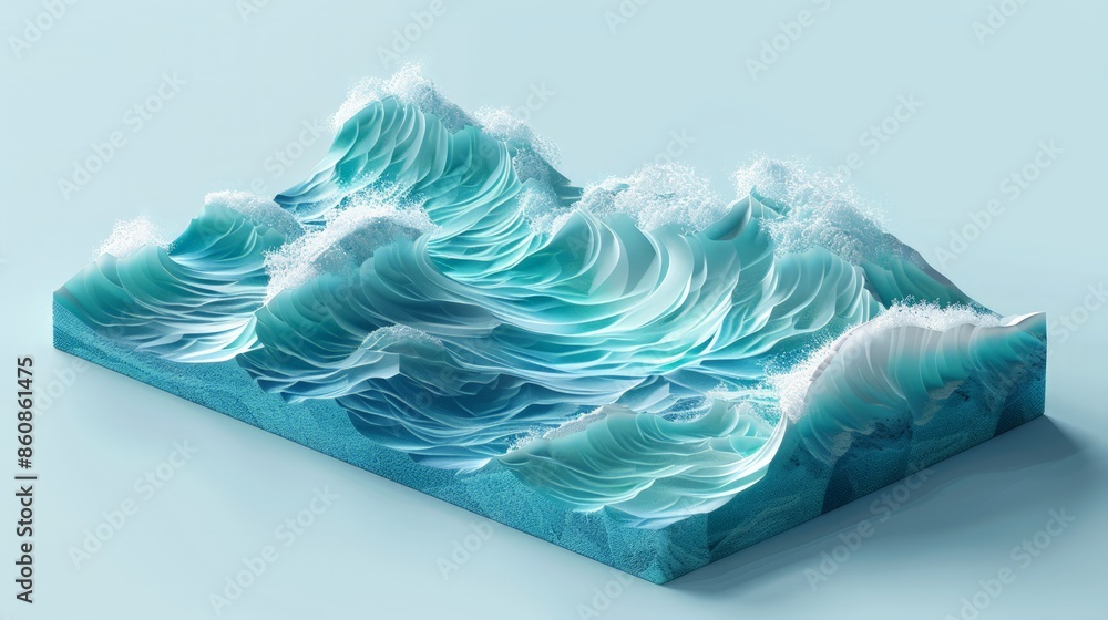 the process of wave propagation, showing transverse waves, longitudinal ...