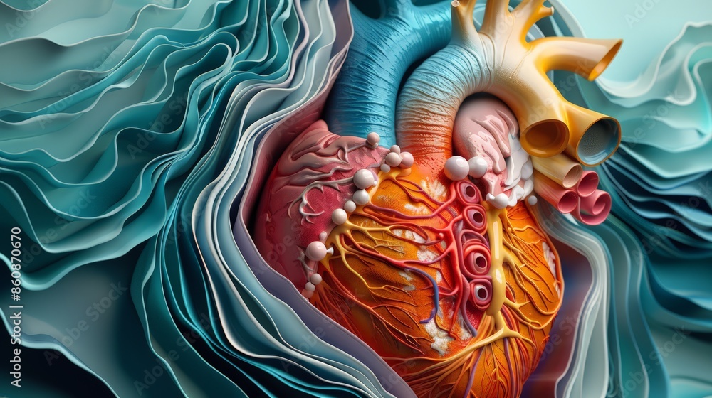 the process of human cardiac cycle, showing systole, diastole, and ...