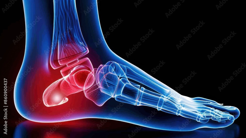 Ankle Sprain Anatomy: An informative image illustrating the mechanics ...