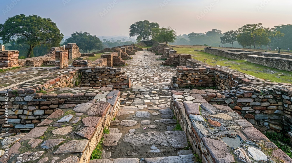 Ancient city of Hastinapur, known for its legendary significance in the ...
