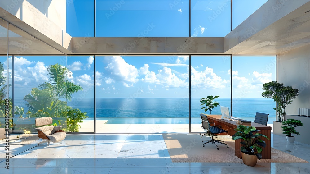 Ocean view home residential property. Modern luxury ocean front beach ...