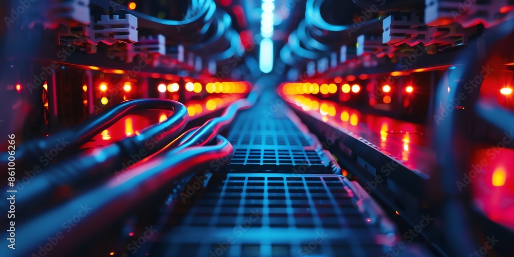 wallpaper server room data center cable LAN UTP, RJ45, cable optic ...