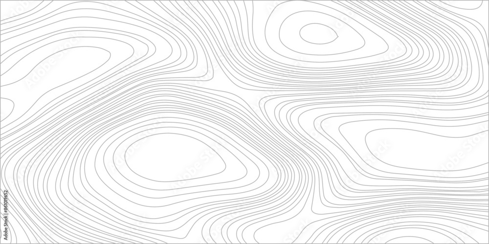 Topographic background with 3d waves. Geometric line map. Wavy pattern ...