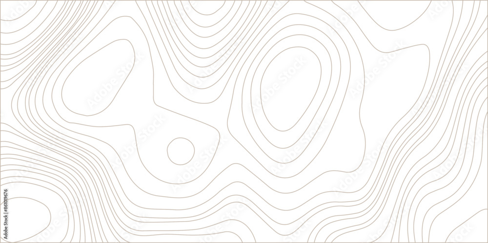 Topographic background with 3d waves. Geometric line map. Wavy pattern ...