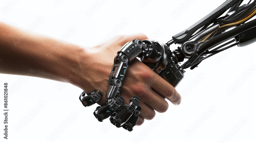 Bridging Humanity and Technology: A Symbolic Handshake Heralds a New ...