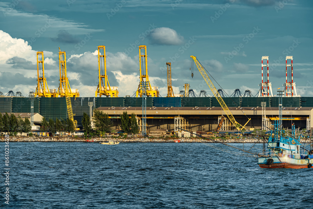 Laem Chabang Port is the largest port in Thailand. There are also ...