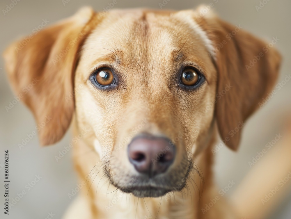 Detailed Analysis of a Dog's Facial Landmarks in Textual Data Stock ...