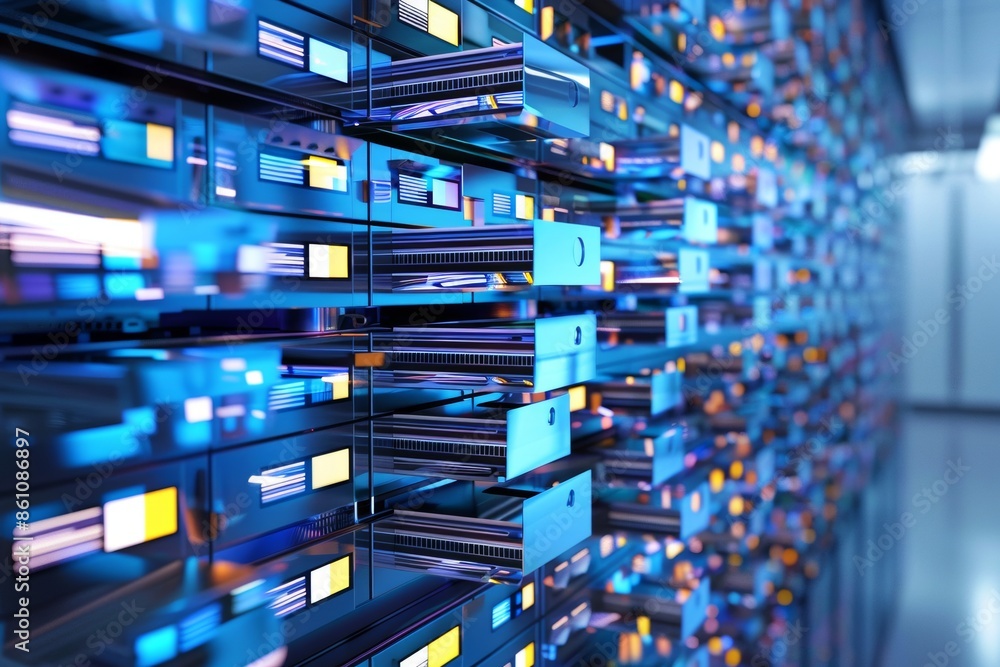 This illustration visualizes the processes of data backup and recovery ...