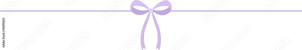Ribbon divider label bow text separator underlines cute dividing Stock ...