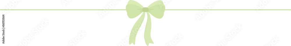 Ribbon divider label bow text separator underlines cute dividing Stock ...