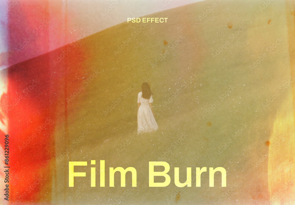 Film Burn PSD Effect Stock Template | Adobe Stock