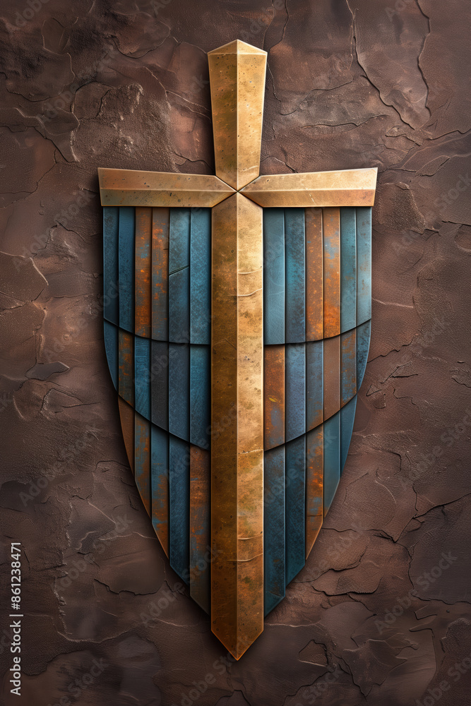 Powerful image representing the Armor of God, featuring a metallic ...