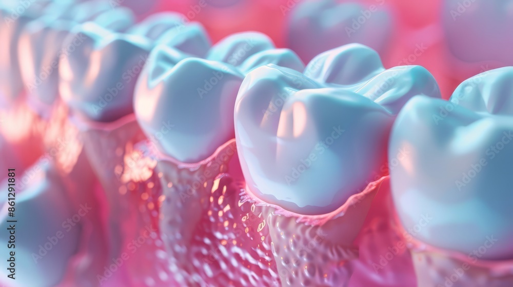 Periodontitis also called gum disease. A serious gum infection that ...