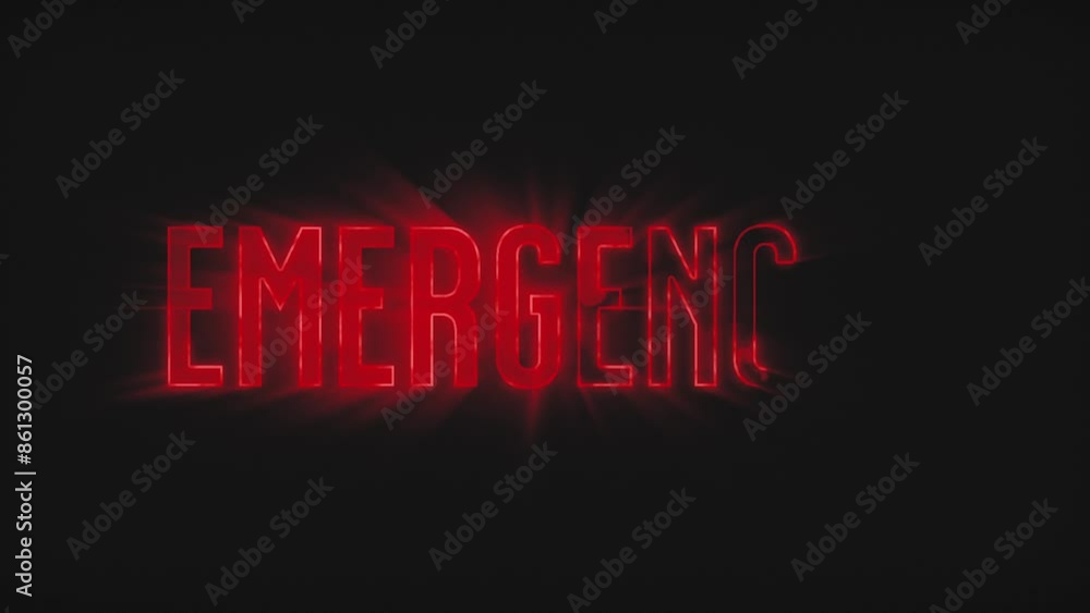 Warning Sign Reveal Fx Intro/ Animation of a warning sign background ...