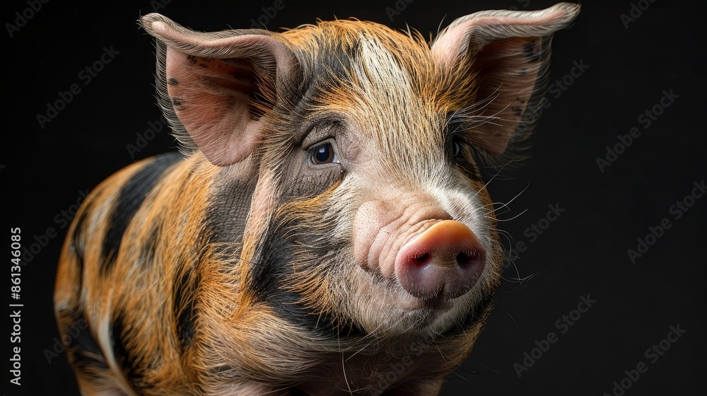 Kunekune pigs are a small breed of domestic pig originating from New ...